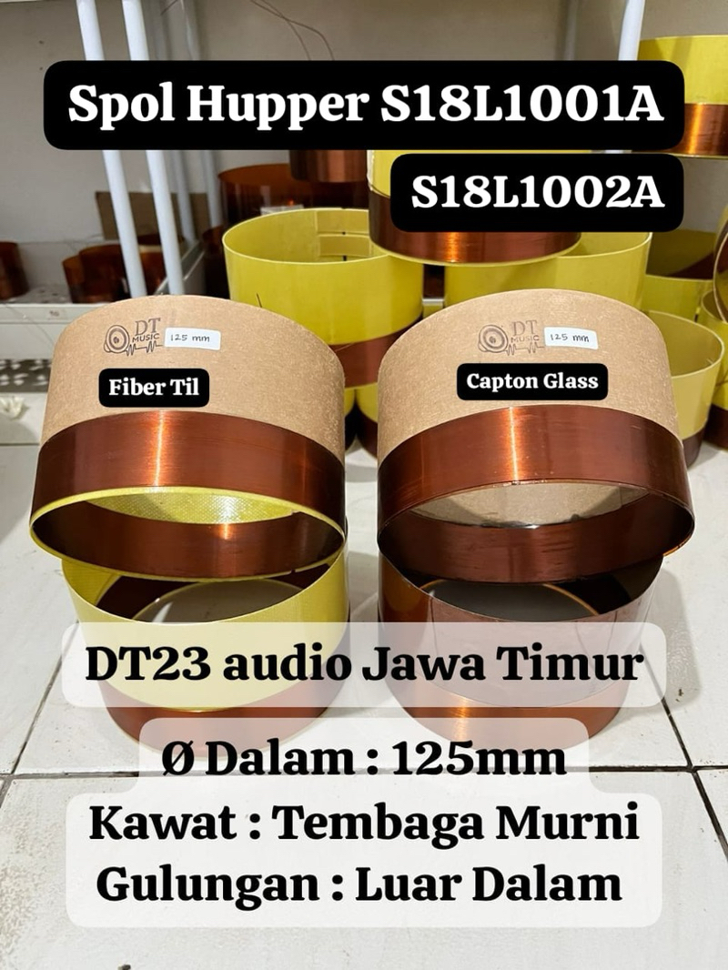 Jual Spull Speaker Hupper S181001A/S18L1002A DT Music lilitan luar ...