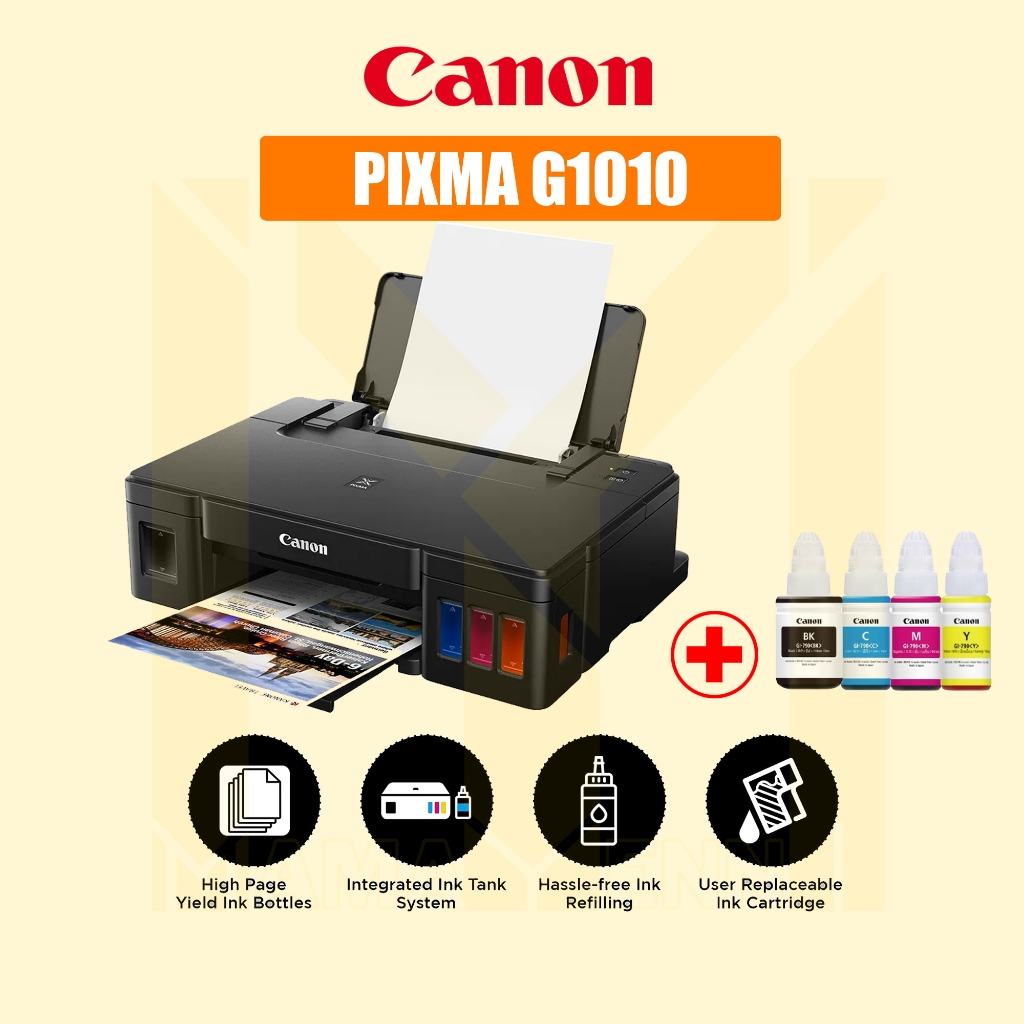 Jual Printer CANON Pixma G1010 Ink Tank Baru / Printer Infus / Inkjet ...