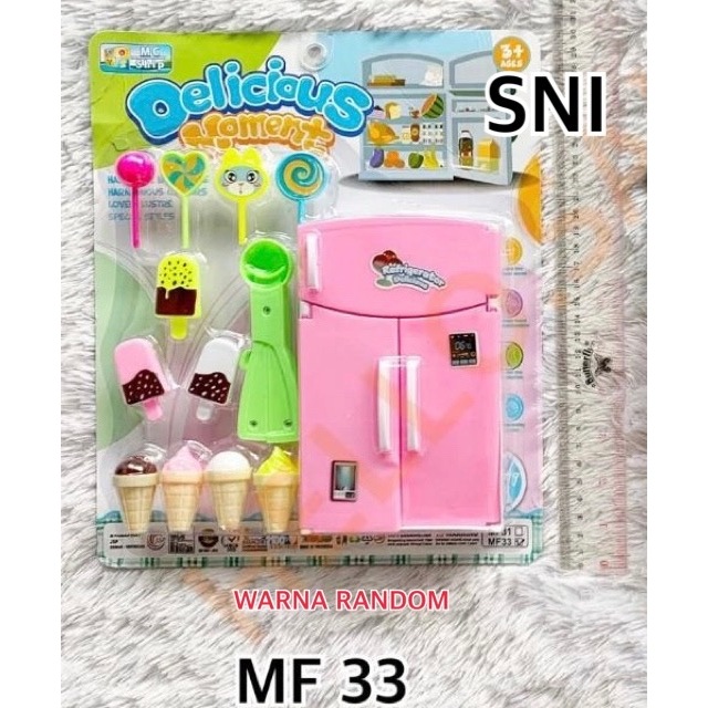 Jual MAINAN MF 33 25 31 26 32 KULKAS SET DELICIOUS MOMENT ES KRIM ...