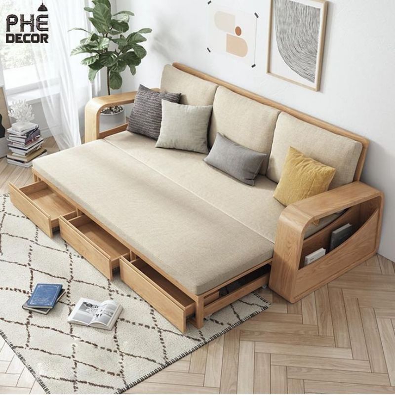 Jual sofa bed variasi laci 321 seater minimalis modern | Shopee Indonesia