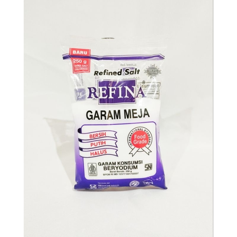 Jual GARAM REFINA 250 Gram | Shopee Indonesia