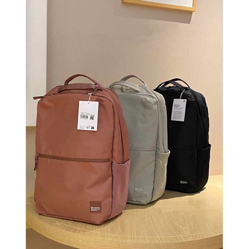 Jual Double-Zip Backpack 22L 3 Colour Original LuLu | Shopee Indonesia