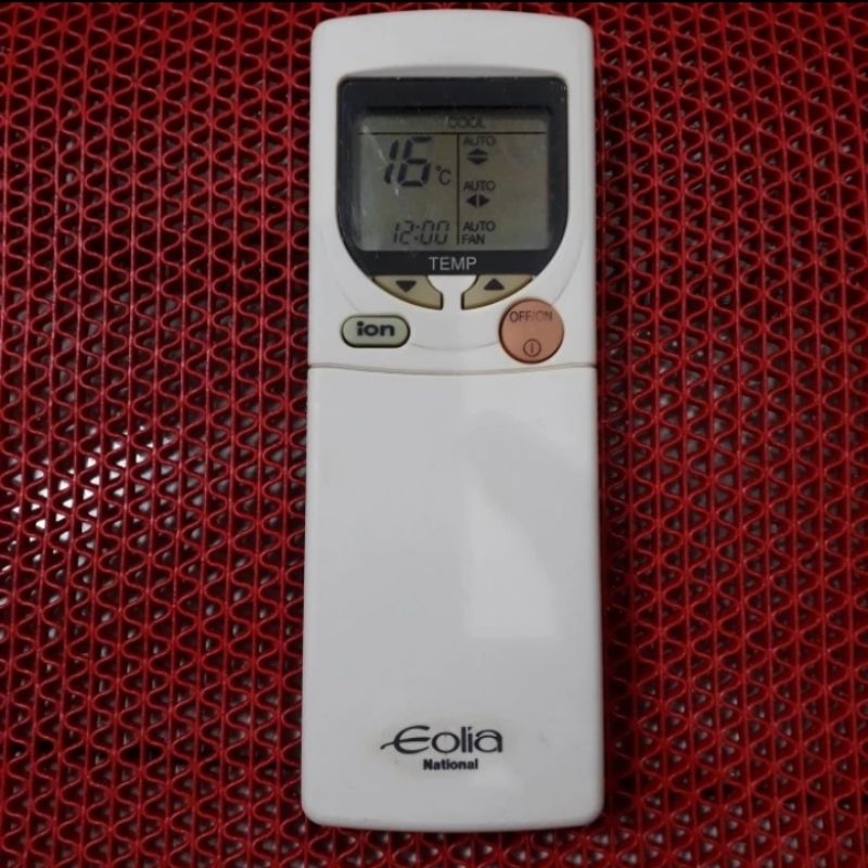 Jual Remote Control AC EOLIA NATIONAL ION CILLING POWER FULL FAN SPEED ...