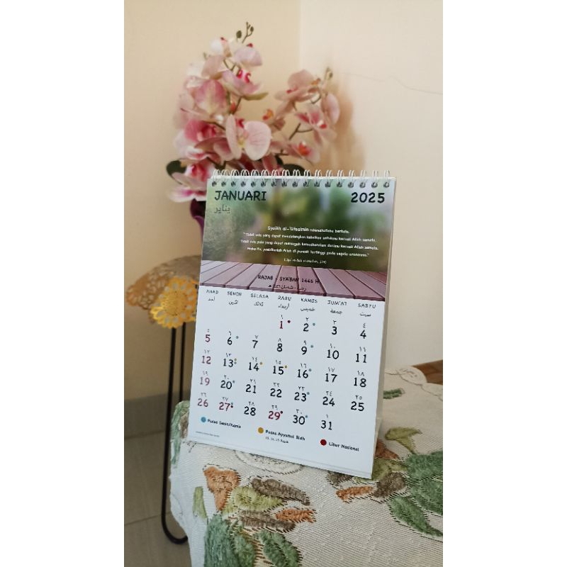 Jual KALENDER MEJA 2025 (UKURAN A5) | Shopee Indonesia