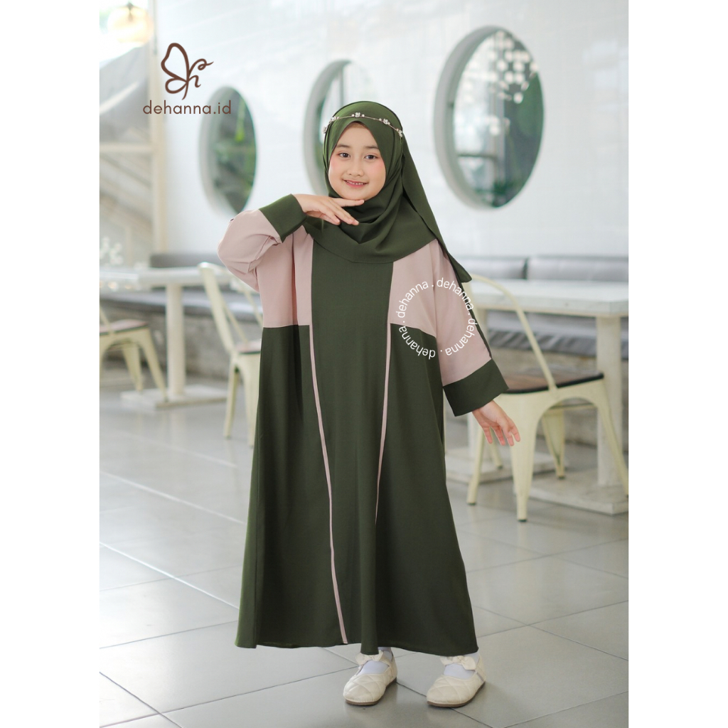 Jual Baju Gamis Abaya Anak Perempuan Bahan Anti Uv Umur 2 - 12 Tahun ...