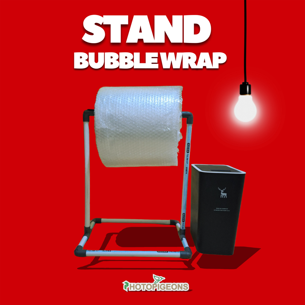 Jual STAND BUBBLE WRAP HOLDER/DISPENSER ROLL PREMIUM | Shopee Indonesia