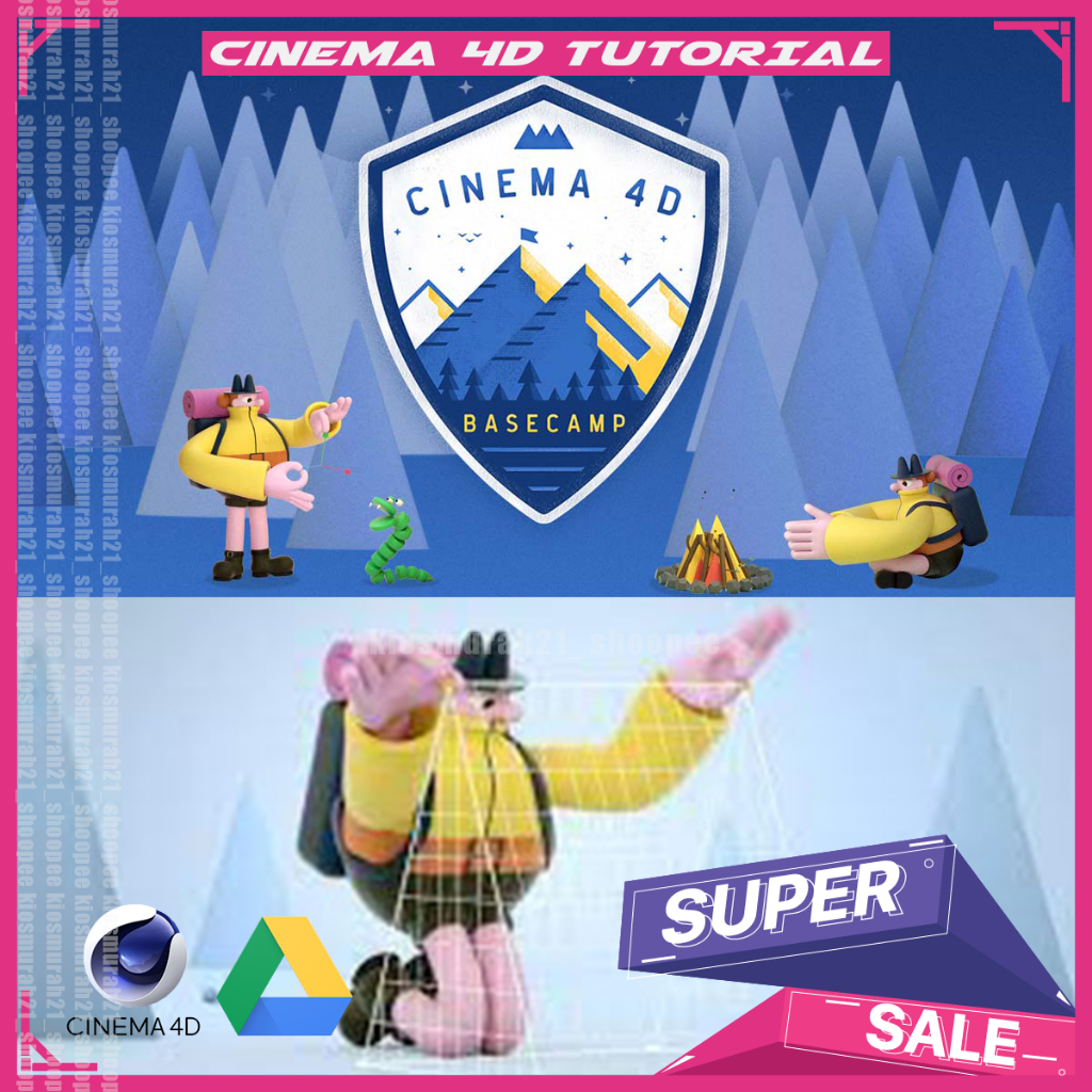 Jual C4D - School of Motion Cinema 4D Basecamp Cinema 4D Tutorial | Shopee Indonesia