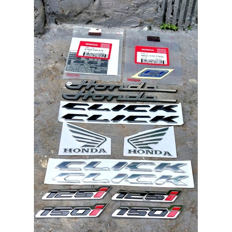 Jual Sticker Emblem Honda Click 125i/150i | Shopee Indonesia