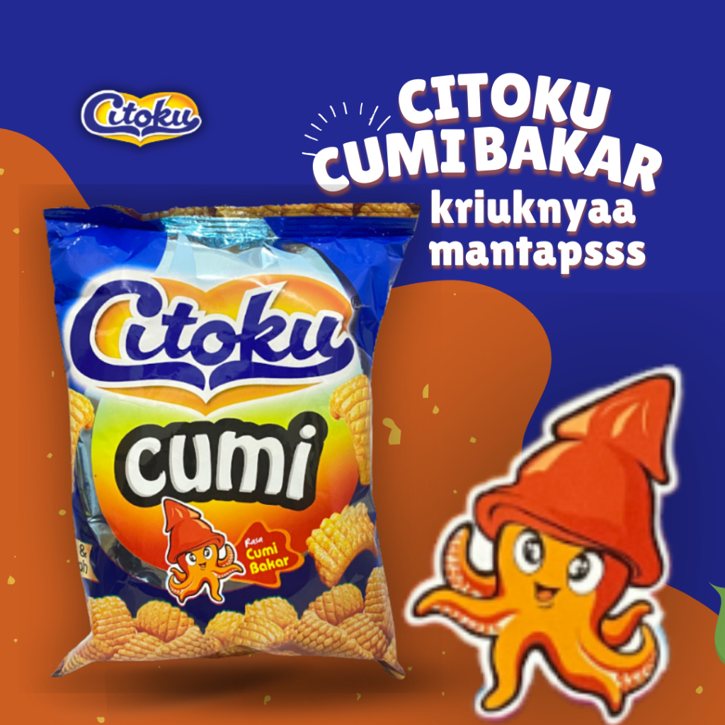 Jual Snack Citoku + Citoku Cumi + Cumi Bakar + 20 gram/pcs | Shopee ...