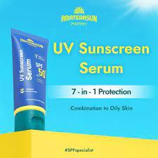 Jual AMATERASUN [REAL SPF Certified] UV Sunscreen Serum SPF 50+ | Shopee Indonesia