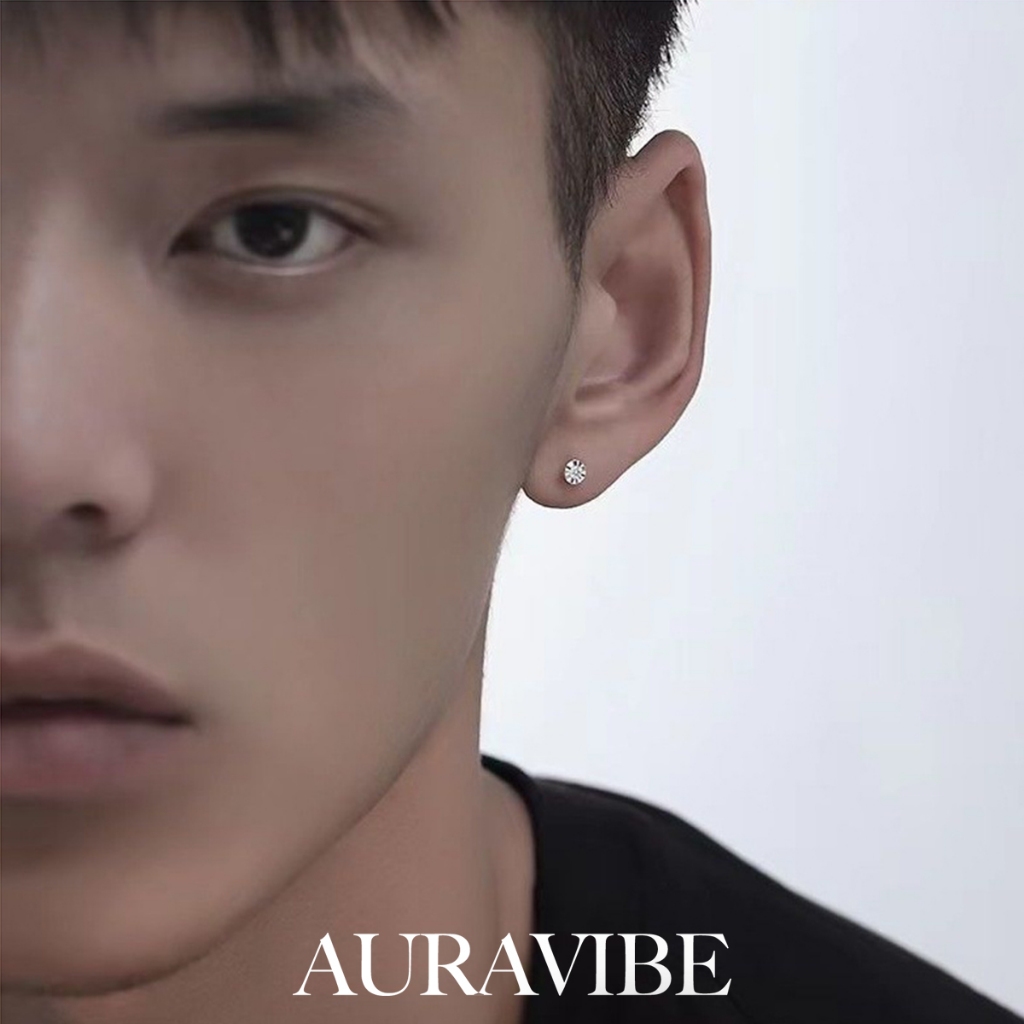 Jual AURAVIBE Anting pria Gaya hip hop jalanan Kepribadian sederhana ...