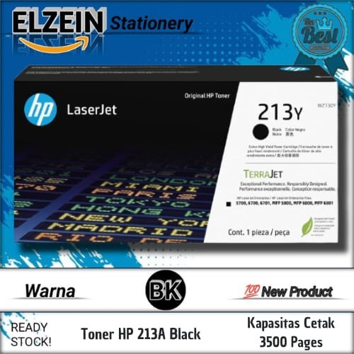 Jual Cartridge Toner Laserjet HP 213A (W2130A) Black Printer HP ...