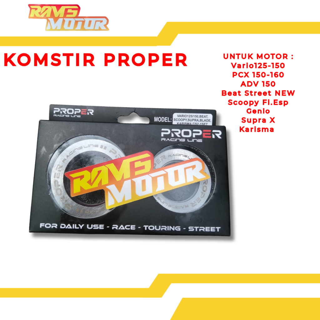 Jual Komstir PROPER Vario Adv Pcx 150 160 Beat Street New Scoopy Fi ...