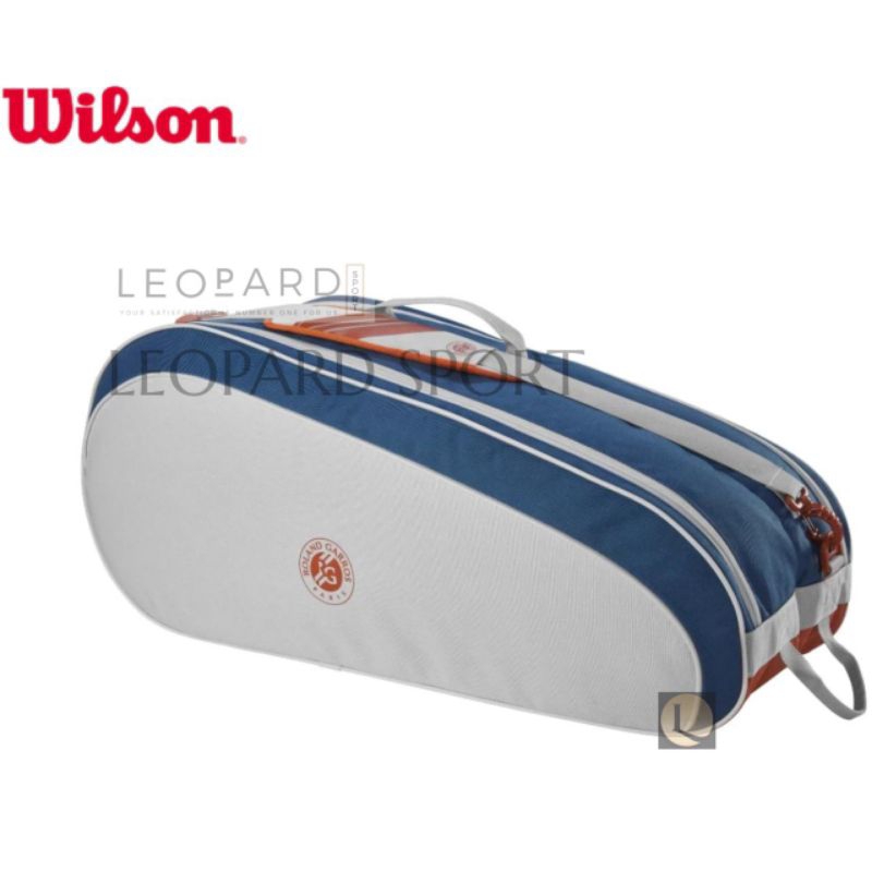 Jual Tas Tennis Wilson Roland Garros Team 6 PK / Tennis Bag | Shopee ...