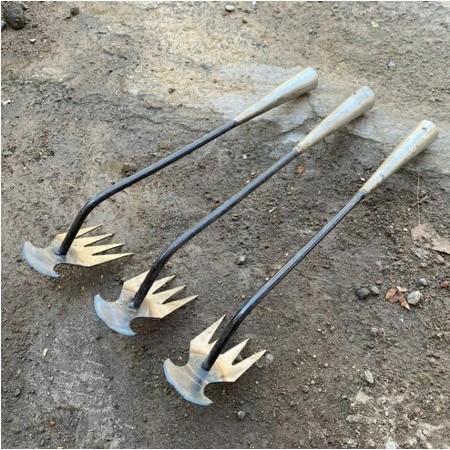 Jual Alat Pencabut Rumput LIar 2 in 1 Bahan Full besi dan Gagang Kayu ...