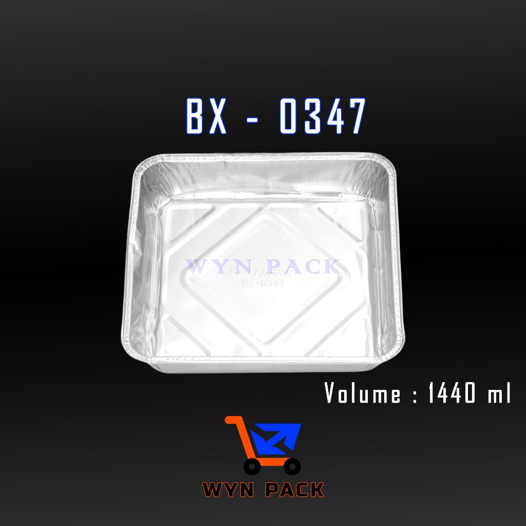 Jual Bestfresh Wadah Alumunium foil tray BX 0347 tanpa tutup / macaroni ...