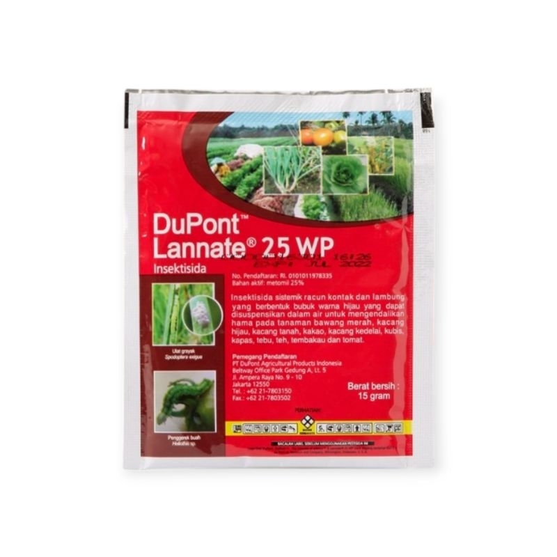 Jual LANATE 25 WP insektisida 15 gram ( Corteva Dupont ) | Shopee Indonesia