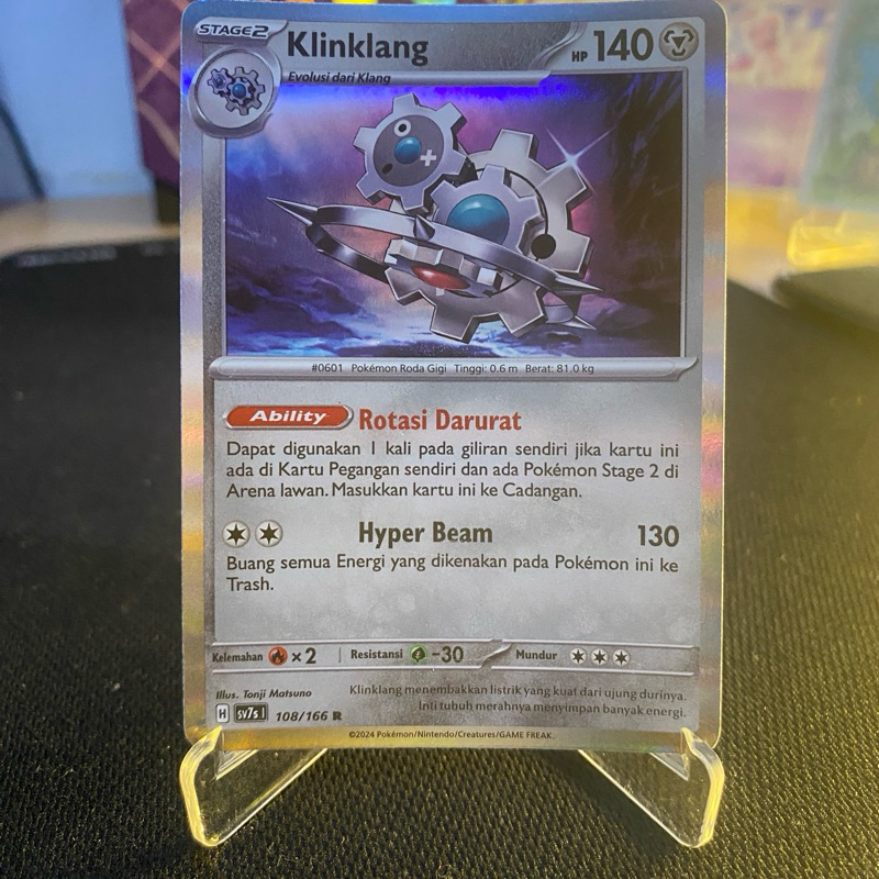 Jual Klinklang Holo 108/166 TCG Pokemon IND | Shopee Indonesia