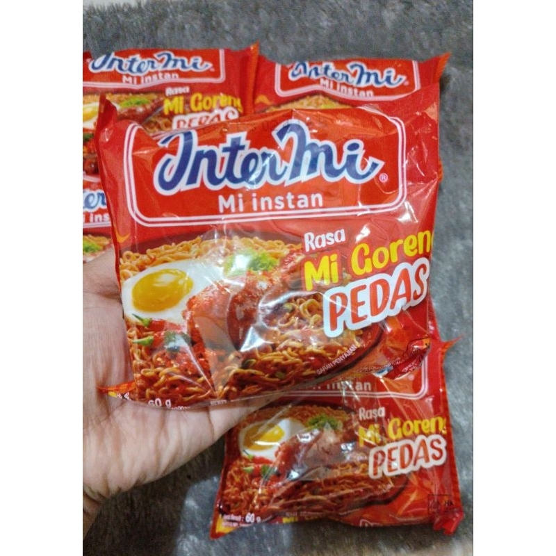 Jual Mie Goreng Instant Mie Intermie Pedas Harga Ecer 1 Biji | Shopee ...