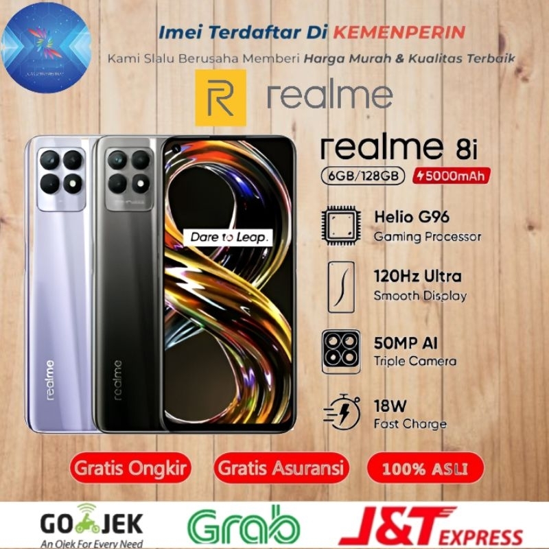 Jual Realme 8i Ram 6GB Rom 128GB 6/128 & 4/64 Garansi Resmi Realme 1 ...