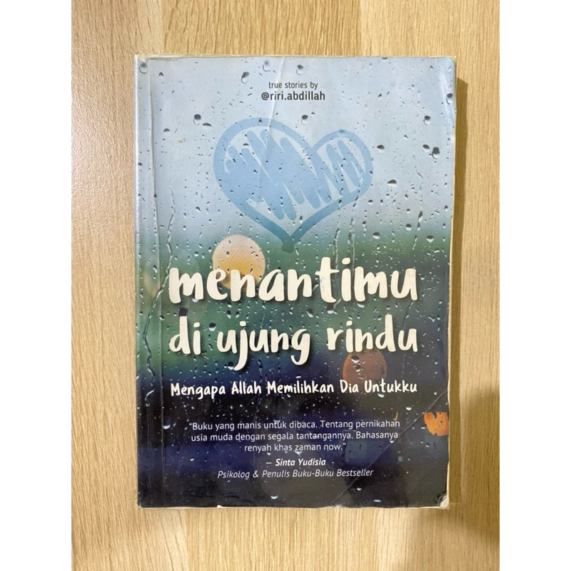 Jual buku menantimu di ujung rindu by riri abdillah | Shopee Indonesia