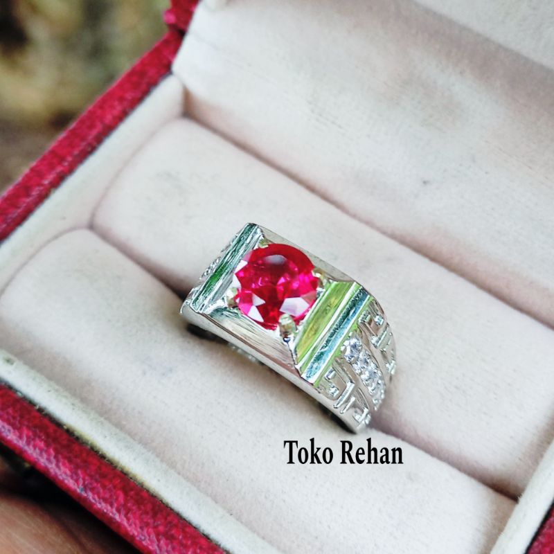 Jual CINCIN BATU MERAH SIAM ASLI BANGKOK MINIMALIS | Shopee Indonesia