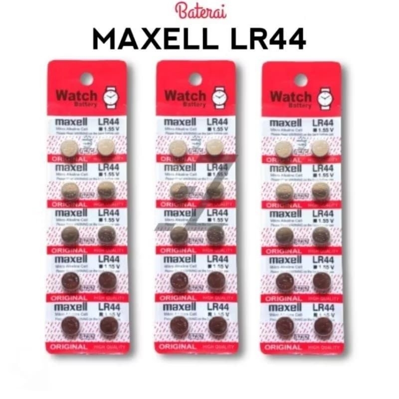 Jual BATERAI MAXELL LR-44 / AG-13 BIASA HARGA PER 1 BIJI | Shopee Indonesia