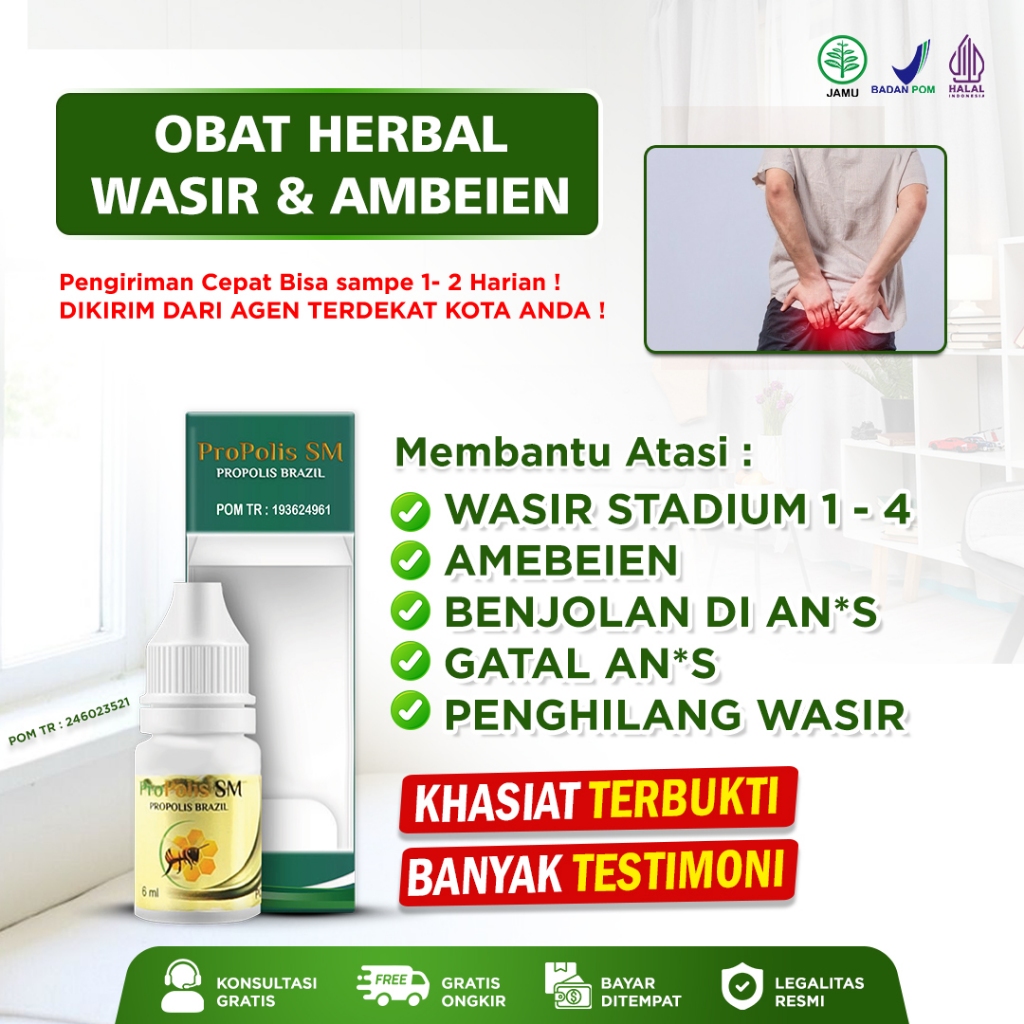 Jual Obat Wasir Benjolan Di Anus Fistula Ani Ambeien Nyeri Anus Lecet Susah Bab Bab Beradarah ...
