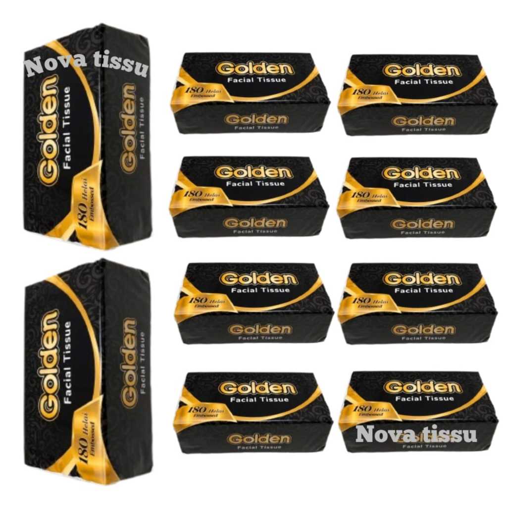 Jual Tissu Golden 10 pack 180 sheet tissue golden Tisu | Shopee Indonesia