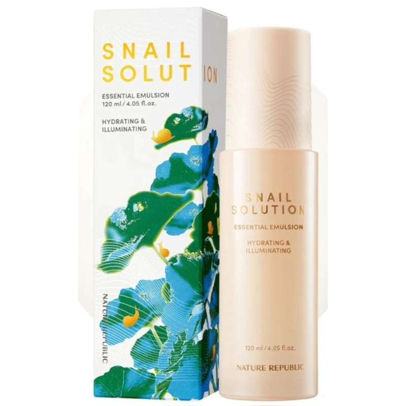 Jual Nature Republic Snail Solution Emulsion 120ml | Shopee Indonesia