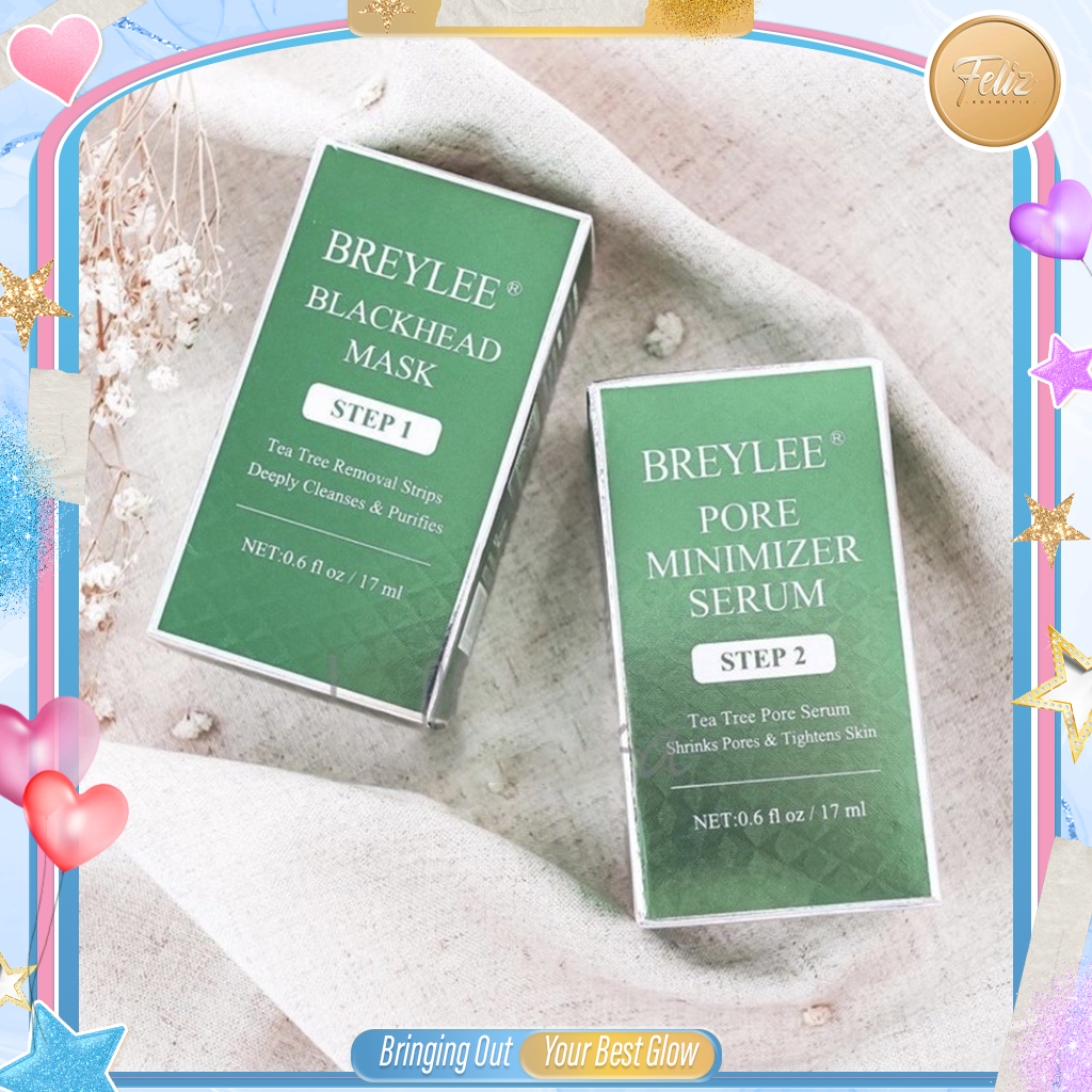 Jual * FELIZ * BREYLEE Step 1 ( Blckhead Mask) & Step 2 (Pore ...