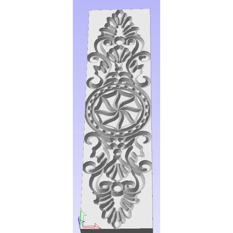 Jual cetakan ornamen dinding masif 20x80 cm bahan spon eva diukir ...