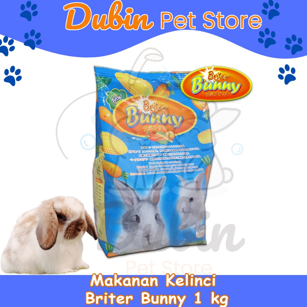 Jual Makanan Kelinci BRITER BUNNY 1 Kg Carrot Rabbit Food Britter Bunny ...