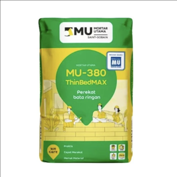 Jual MU-380 PEREKAT BATA RINGAN 40KG | Shopee Indonesia
