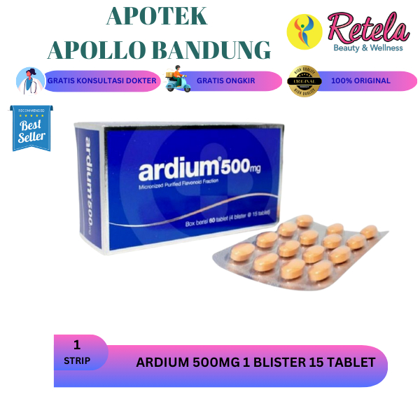 Jual ARDIUM 500MG 1 BLISTER 15 TABLET | Shopee Indonesia