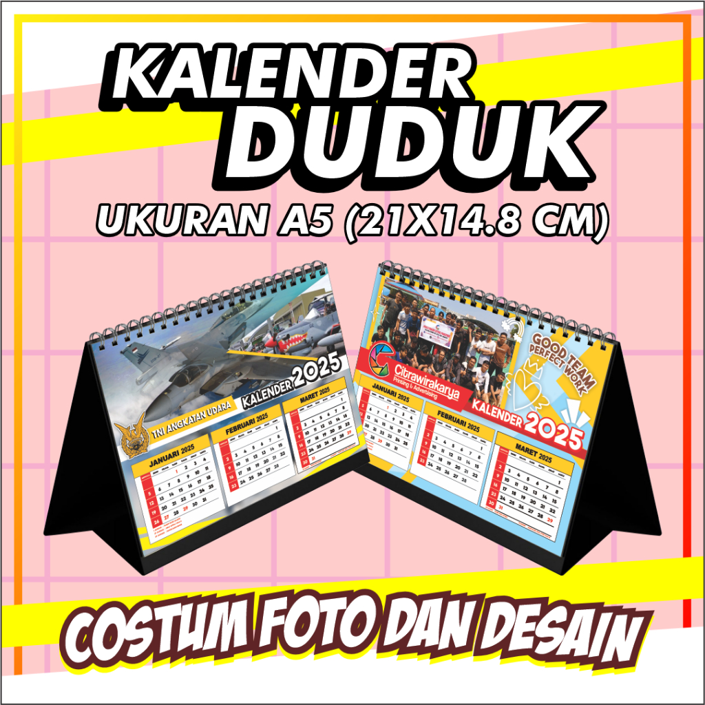 Jual Kalender Duduk Foto / Desain Sendiri | Kalender Meja Custom Desain ... Jual Kalender Duduk Foto / Desain Sendiri | Kalender Meja Custom Desain ...