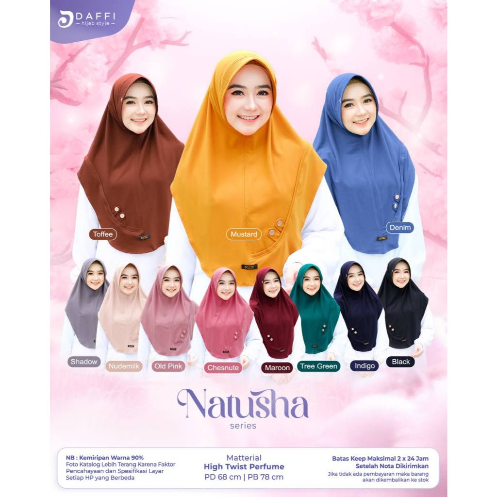 Jual HIJAB DAFFI INSTAN PAD NATUSHA MODEL SIMPEL DAN NYAMAN DIPAKAI ...