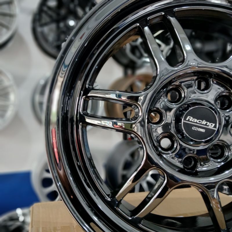 Jual Velg Mobil Racing RPF-1 R15 BLACK CHROME Cocok Untuk Avanza Calya Sigra Jazz Yaris Brio ...