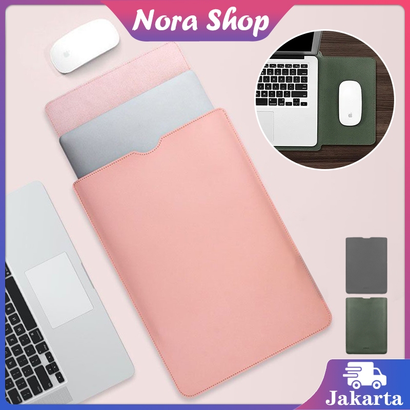 Jual Tas Macbook Kulit PU Sarung Macbook Air 13 Inch Tas Laptop ...