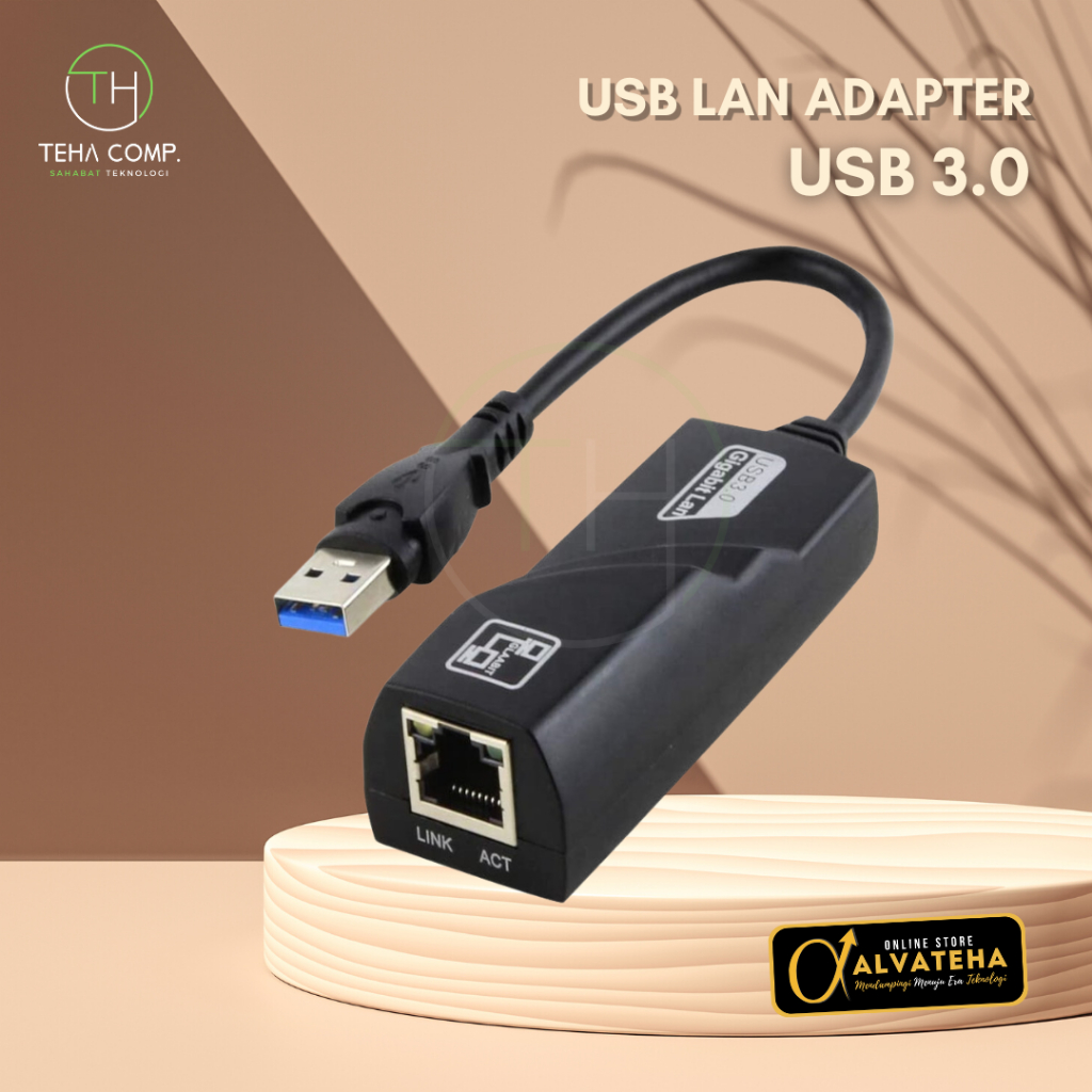 Jual USB to LAN Ethernet RJ45 Adapter USB 3.0 Type C ke LAN Converter ...