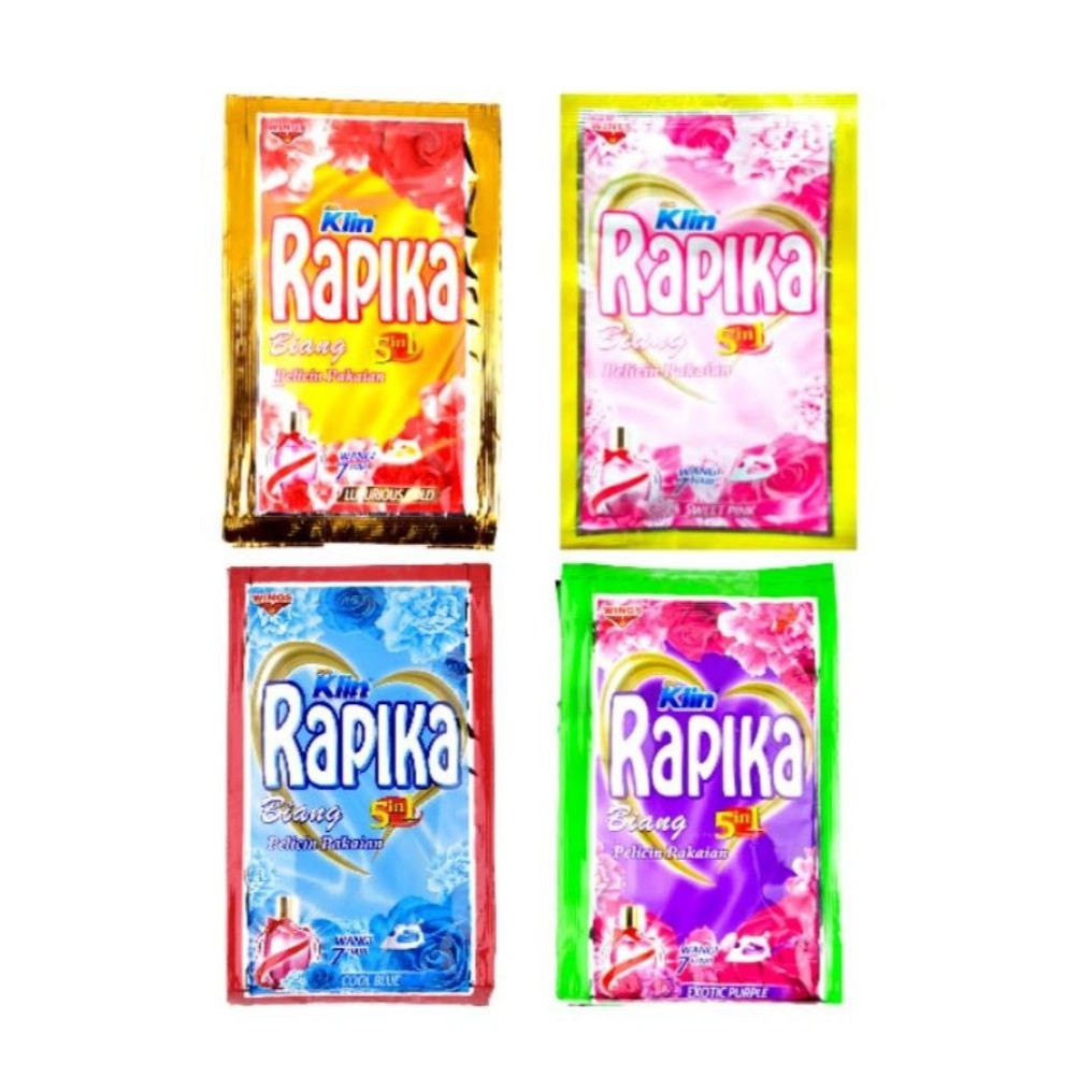 Jual RAPIKA BIANG 8ml REFILL SACHET ECERAN SACHET PAKAIAN PELEMBUT ...