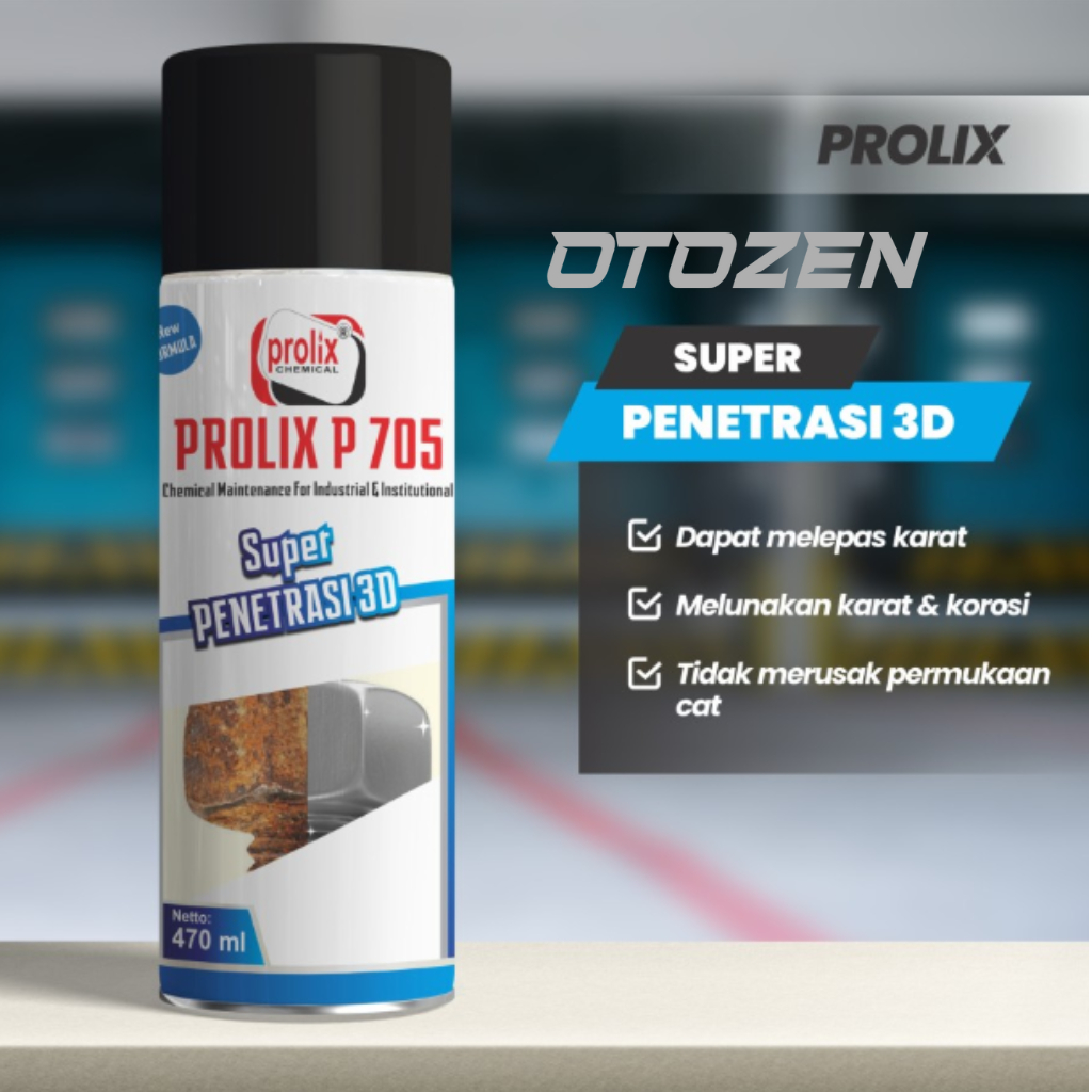 Jual Super Penetrating Oil prolix 300ml/ WD anti karat merk prolix / Cairan pembersih karat ...