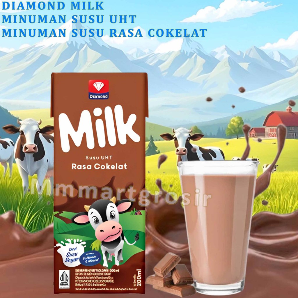 Jual Diamond Milk / Minuman Susu UHT / Minuman Susu Rasa Cokelat ...