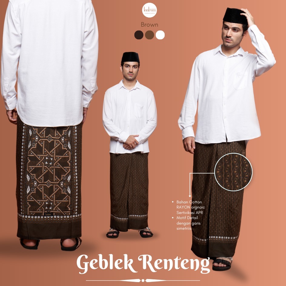 Jual Sarung Tentrem Batik Geblek Kawung Rayon | Shopee Indonesia