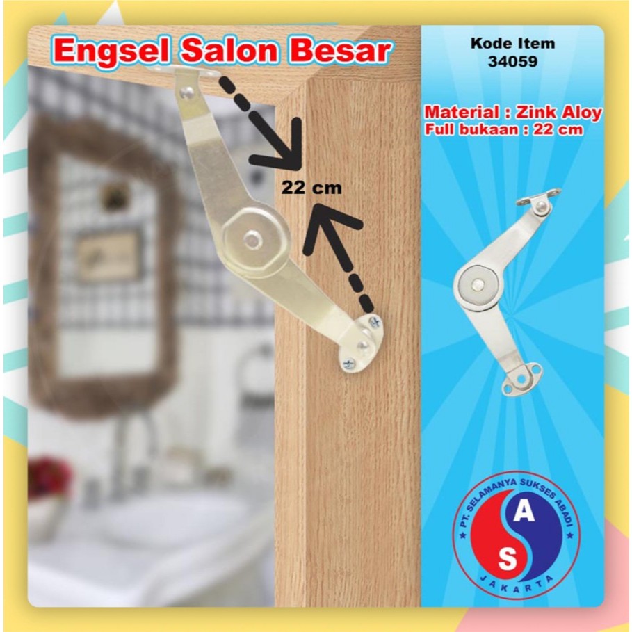 Jual TERMURAH ENGSEL SALON BESAR / ENGSEL WAYANG / ENGSEL PENAHAN ...