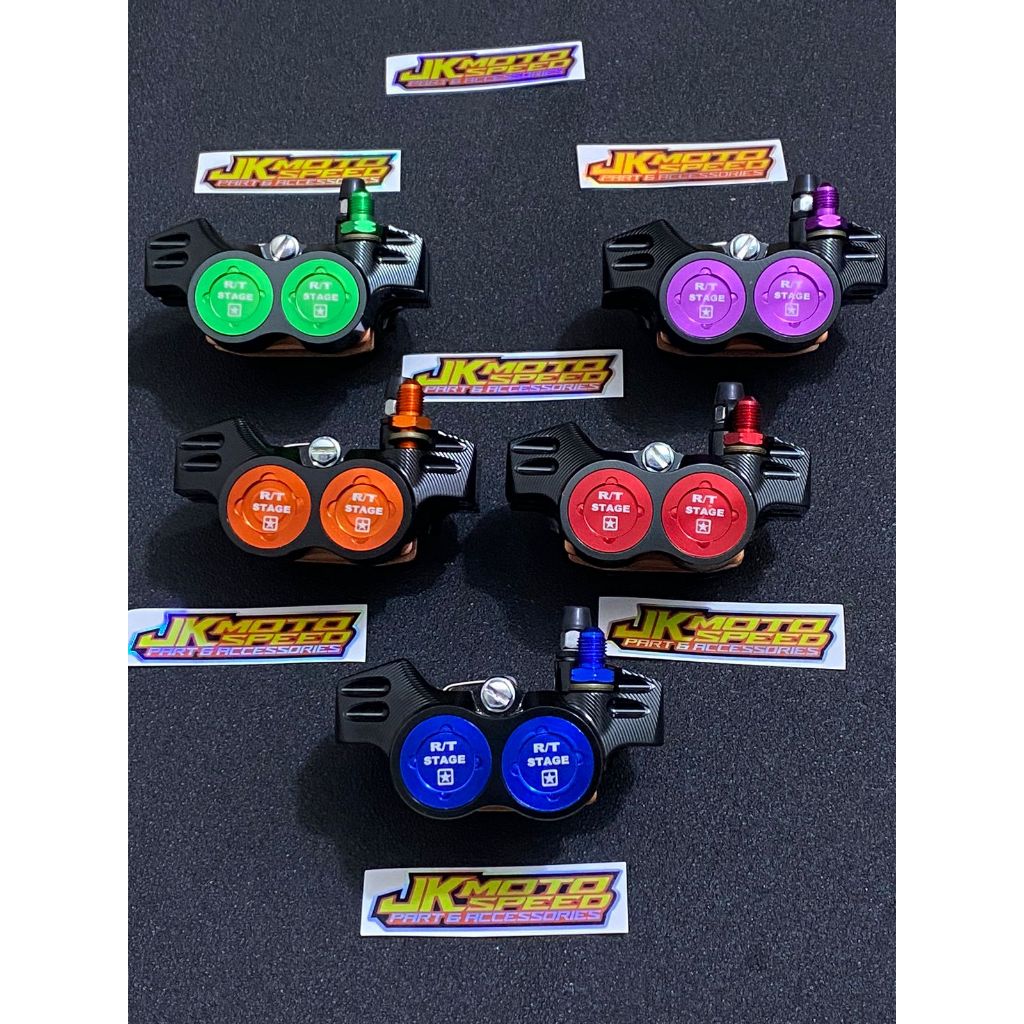 Jual Kaliper R/T STAGE FORMULA 4 Piston COIN Model KANAN Full Aluminium ...