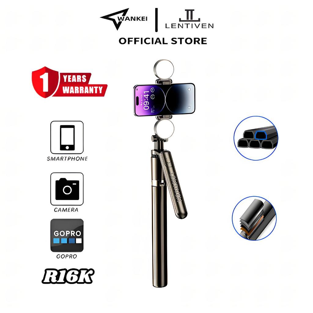 Jual WANKEI LENTIVEN Tongsis Tripod HP Bluetooth Remote Selfi Stick 4 ...