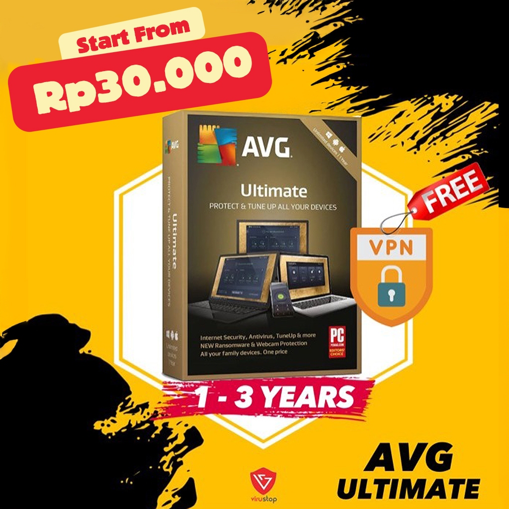 Jual AVG Ultimate Latest Version ORIGINAL Antivirus | Shopee Indonesia
