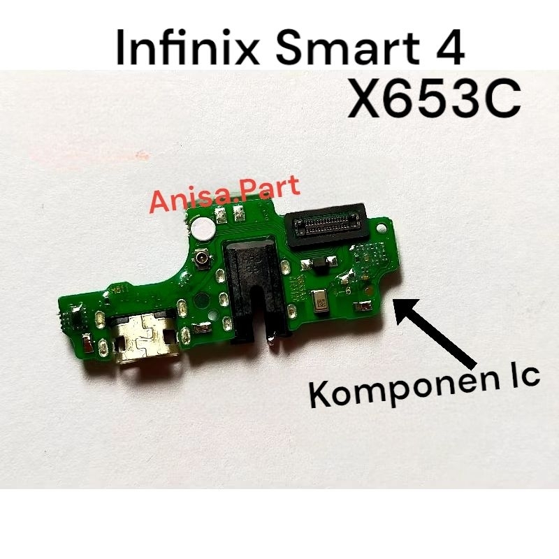 Jual Papan Cas Konektor Cas Infinix Smart 4 X653 X653C Original Full Komponen Ic Board Charger ...