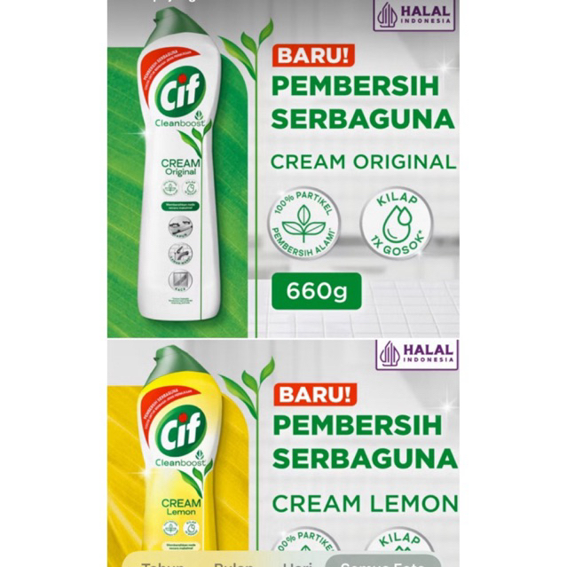 Jual Cif Cream Pembersih serbaguna 660g | Shopee Indonesia